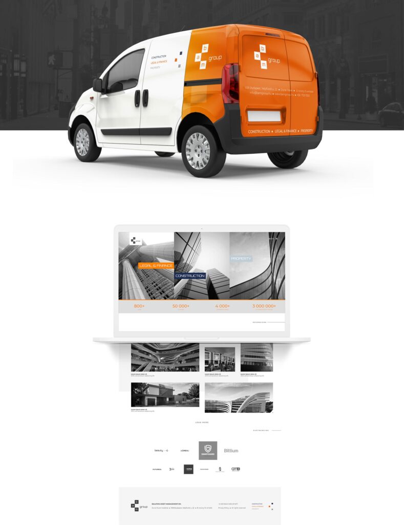 BAM Group: branding, webdesign | Bolkodesign.hu