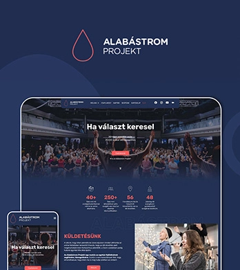 Alabástrom project: website design | Bolkodesign.hu